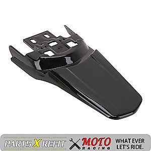 JFG RACING Sur Ron Rear Fender,Motorcycle Rear Fender Mudguard Plastic for Surron Sur Ron Light Bee X/S Segway X260 X160 Electric Dirt Bike EBike Black