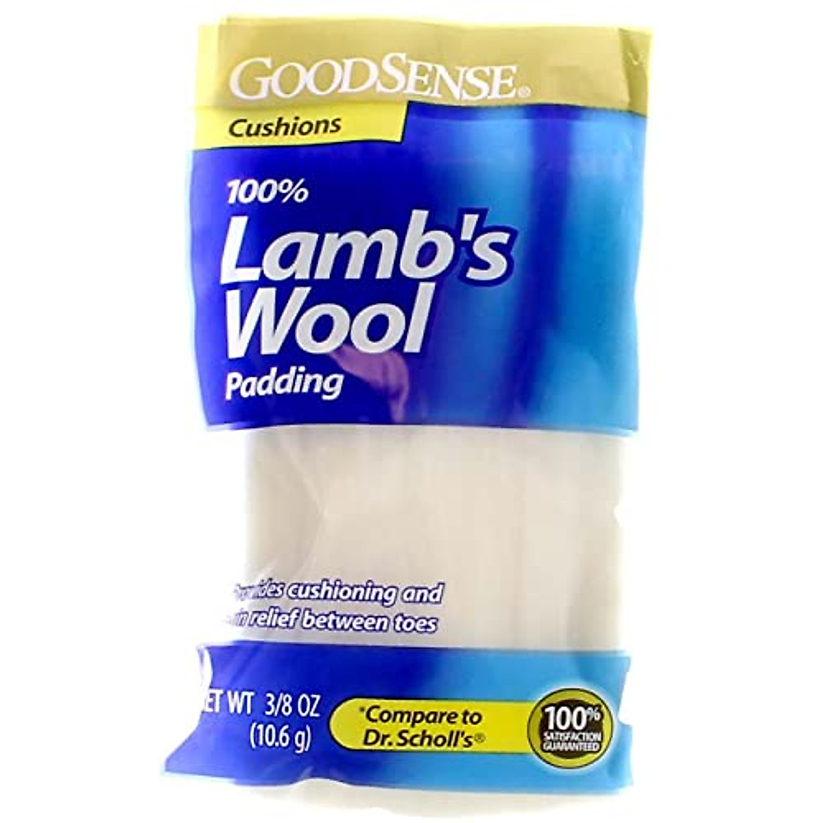 GoodSense Lambs Wool Padding, 3/8 oz Bag - 1/Each
