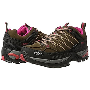 CMP Women's Low Rise Hiking Boots, Brown Wood Magenta, 8.5