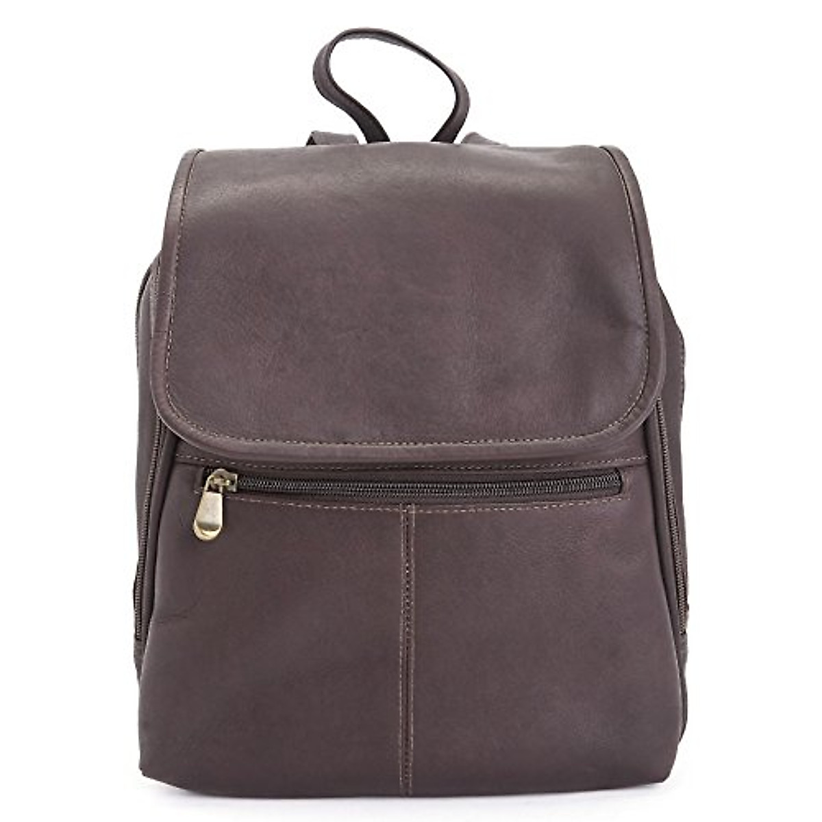 Royce Leather Luxury Tablet Ipad Travel Backpack Handcrafted in Colombian Leather, Brown, One Size