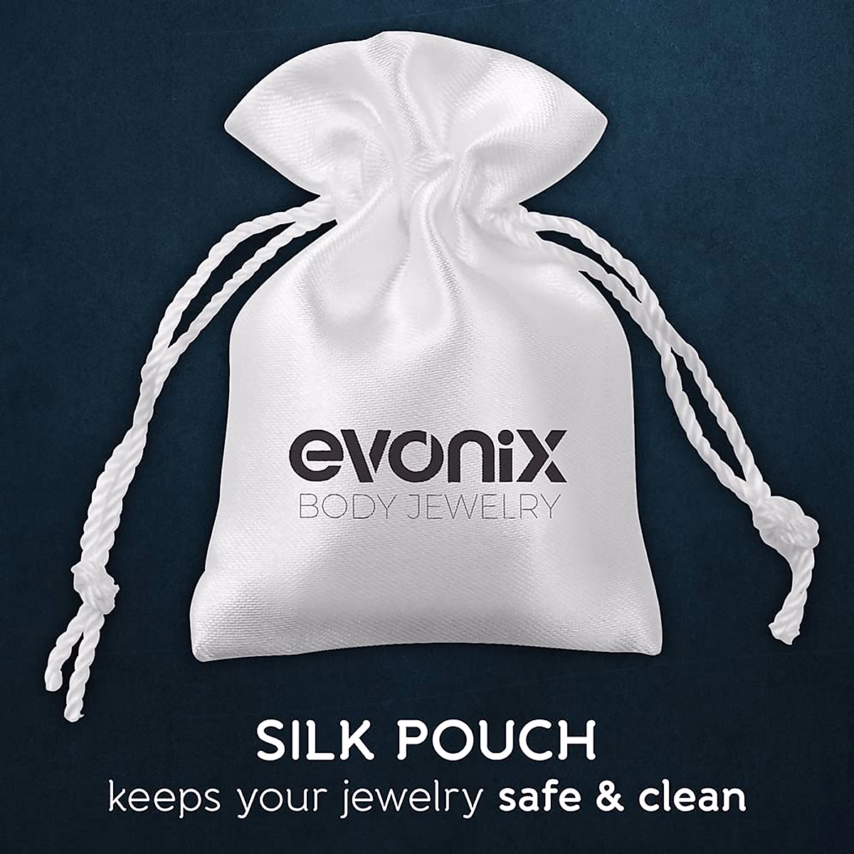 Evonix 16g Fake Septum Nose Ring Piercing Jewelry Hoop Nostril Solid Brass Rhodium-Plated Cute Boho Faux