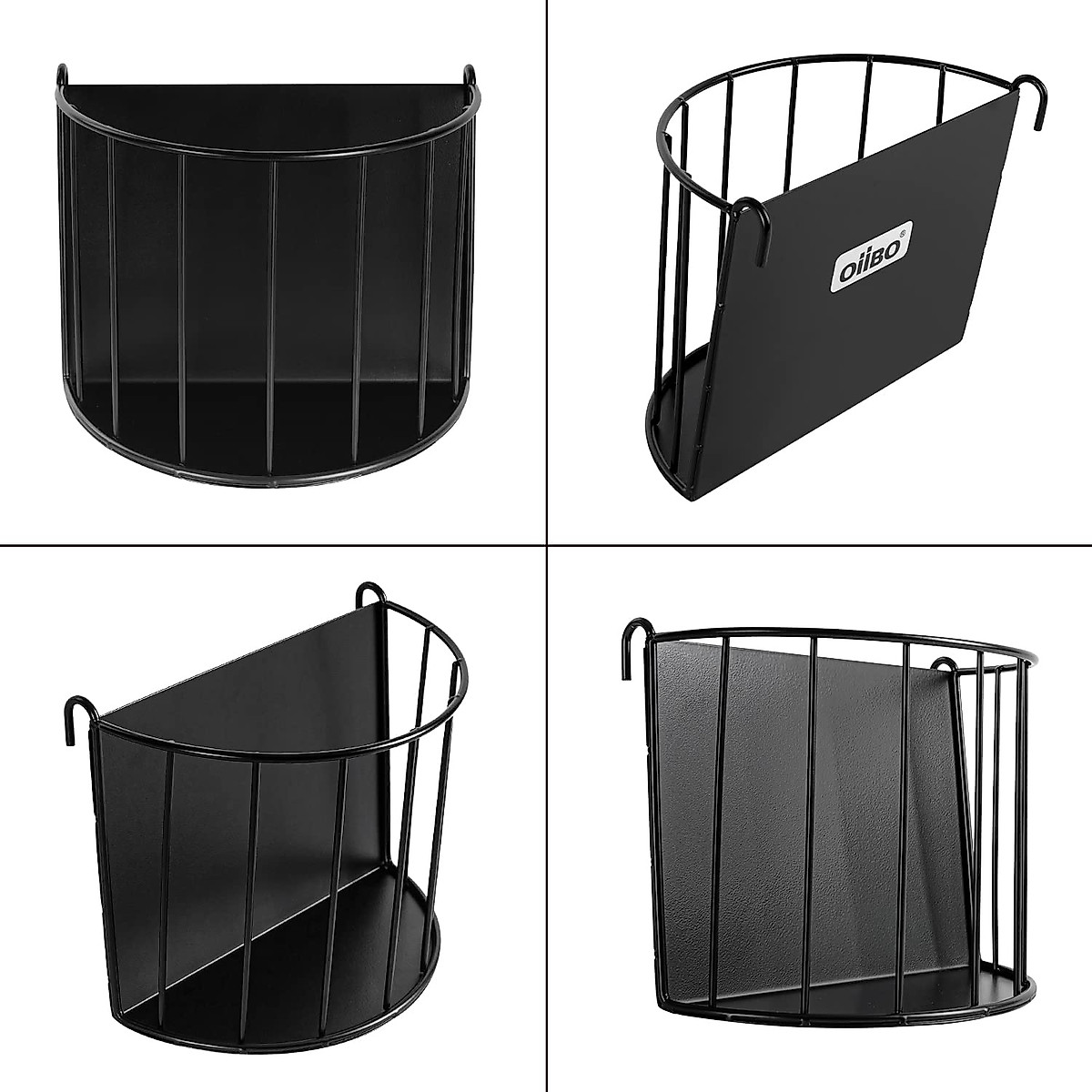 Oiibo Rabbit Hay Feeder, Less Wasted Guinea Pig Hay Feeder Bunny Hay Feeders with Heavy Duty Metal Frame Hay Holder Rack for Guinea Pigs, Rabbit, Chinchilla, Bunny
