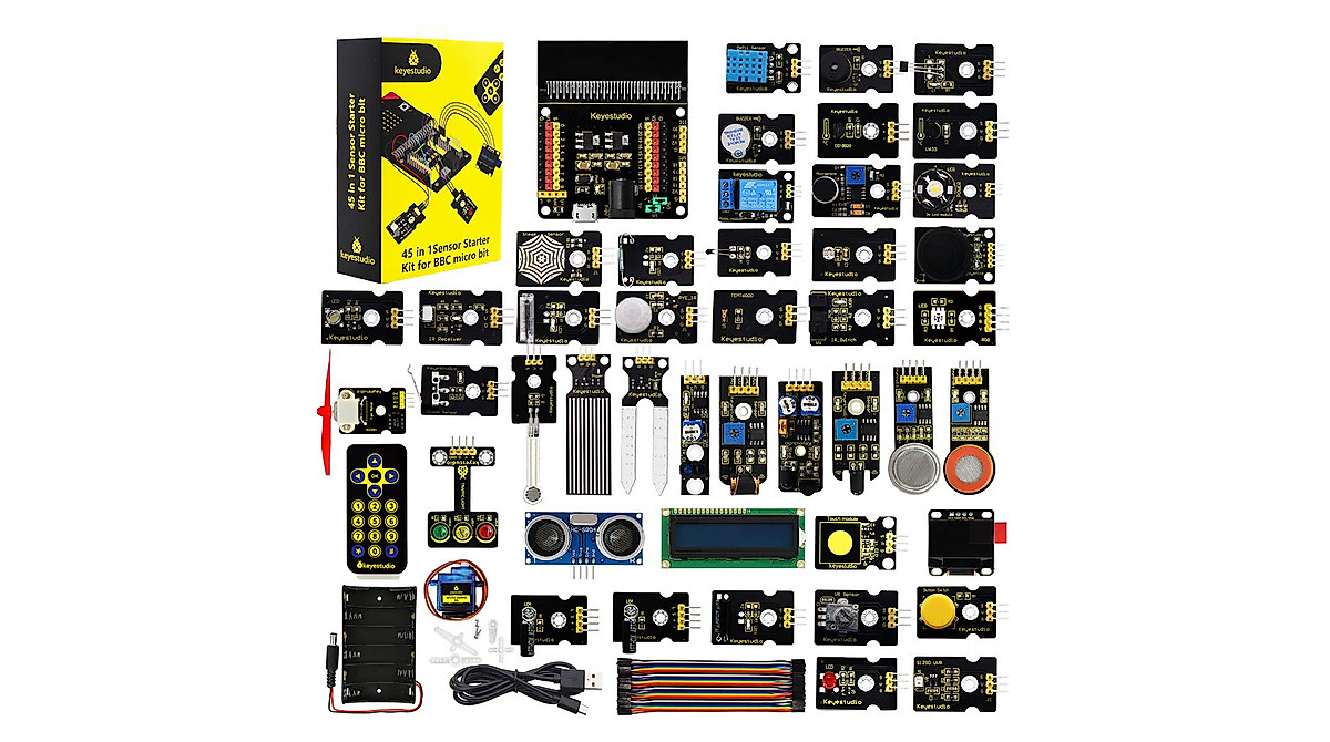 KEYESTUDIO 45 Sensors Kit for BBC Micro:bit - Start Coding