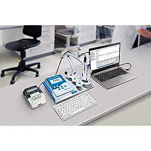 Apera Instruments PH9500 Research-Grade Benchtop pH Meter Kit with Comprehensive GLP Data Management and Data Output to Printer/PC