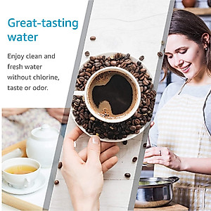 AQUA CREST Water Filter, Intended for Brita® Elite® Water Filter, Pitchers and Dispensers, Everyday, UltraMax, Metro+, XL and More, Lasts 6 Months, 2 Pack