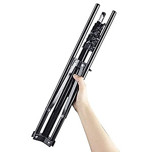 Webcam Tripod Compatible with Logitech Webcam C920s StreamCam Brio C922 C930 C925e C615, 63 inches Aluminum Tripod Stand, Black