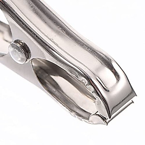 Yardwe Metal Clips 40pcs Greenhouse Clamps Stainless Steel Garden Clips Anti-wind Greenhouse Clamp Garden Support Frame Metal Green House Supplies for Shade Cloth Film Plant Netting Greenhouses