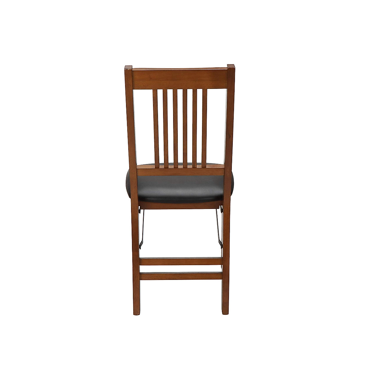 Meco STAKMORE True Mission Folding Chair Fruitwood Finish, Set of 2