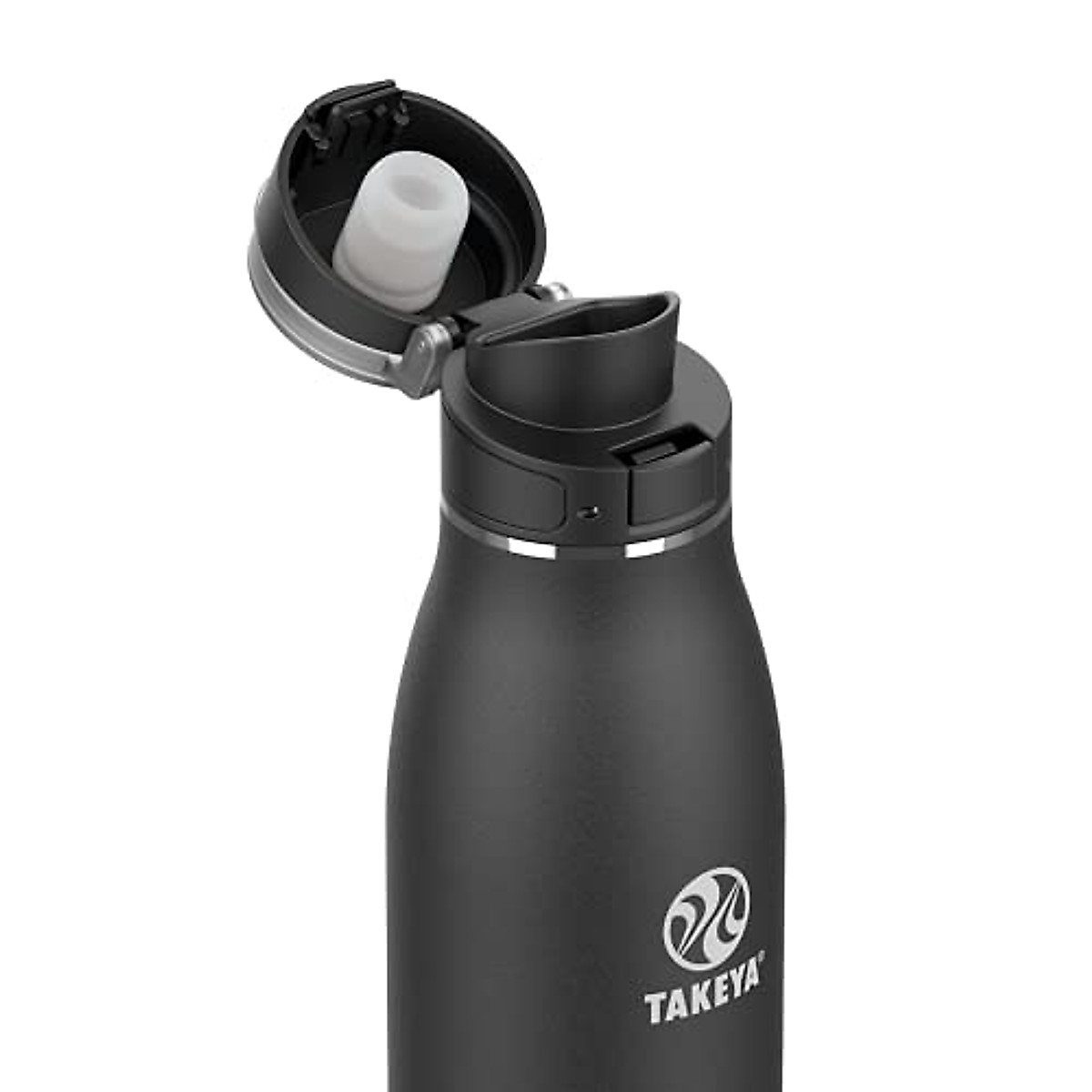 Takeya Traveler Insulated Coffee Mug, Leak Proof Lid, BPA Free, 17 Ounce, Onyx