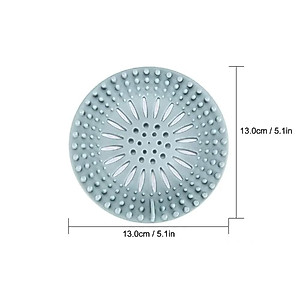 Generic 5PC Hair Catcher Silicone Sink Cover Drian Hair Catcher Easy to Install Kitchen and Bath Must Have