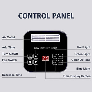 FARRENCE Led Light Skin Care Machine 7 Color SPA Equipment Multifunctional Beauty Machine for Women Home Salon