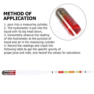 DOITOOL Triple Scale Hydrometer Kit Maple Syrup Hydrometer for Brew Beer Wine Kombucha ABV Brix Gravity Test Kit Home Brewing Supplies
