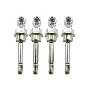 4 pcs 588077501 Replacement Shear Pin Bolt and Nut for Husqvarna AYP 532179828 532187494 532188243 532192090 601001986 Snow Blower