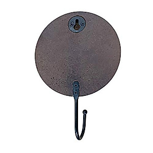 dwellington Vintage Style Dog Paw Wall Mounted Coat Rack Rustic Farmhouse Leash Holder Wall Hanging Hooks