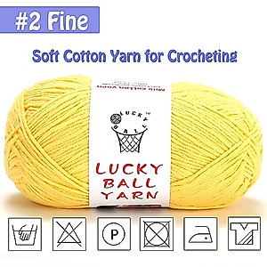 1PCS Milk Cotton Yarn,Yarn for Crochet,Amigurumi Yarn,Crochet Yarn for Crocheting,Cotton Yarn,Soft Yarn for Sweater,Hat,Socks,Baby Blankets(Golden)