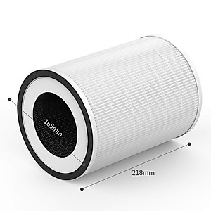 Afloia True HEPA Filter, 360° 3-Stage Filtration, Compatible with MIRO,MIRO PRO,KILO Air Purifier