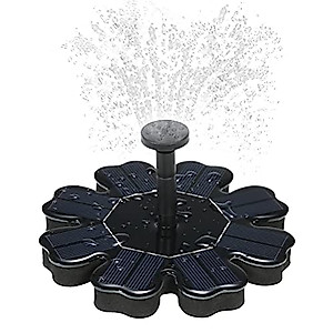 XXXDXDP Solar Powered Fountain 8V 1.6W Solar Panel Water Floating Fountain Garden Decoration Water Pump For Bird Bath Pond Pool