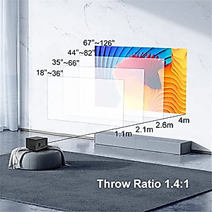 Feilx Mini Projector 2022 Upgraded Portable Video-Projector,Full HD 1080P LED Projector for Home Theater 7200 Lumens WiFi Mirroring USB Speakers