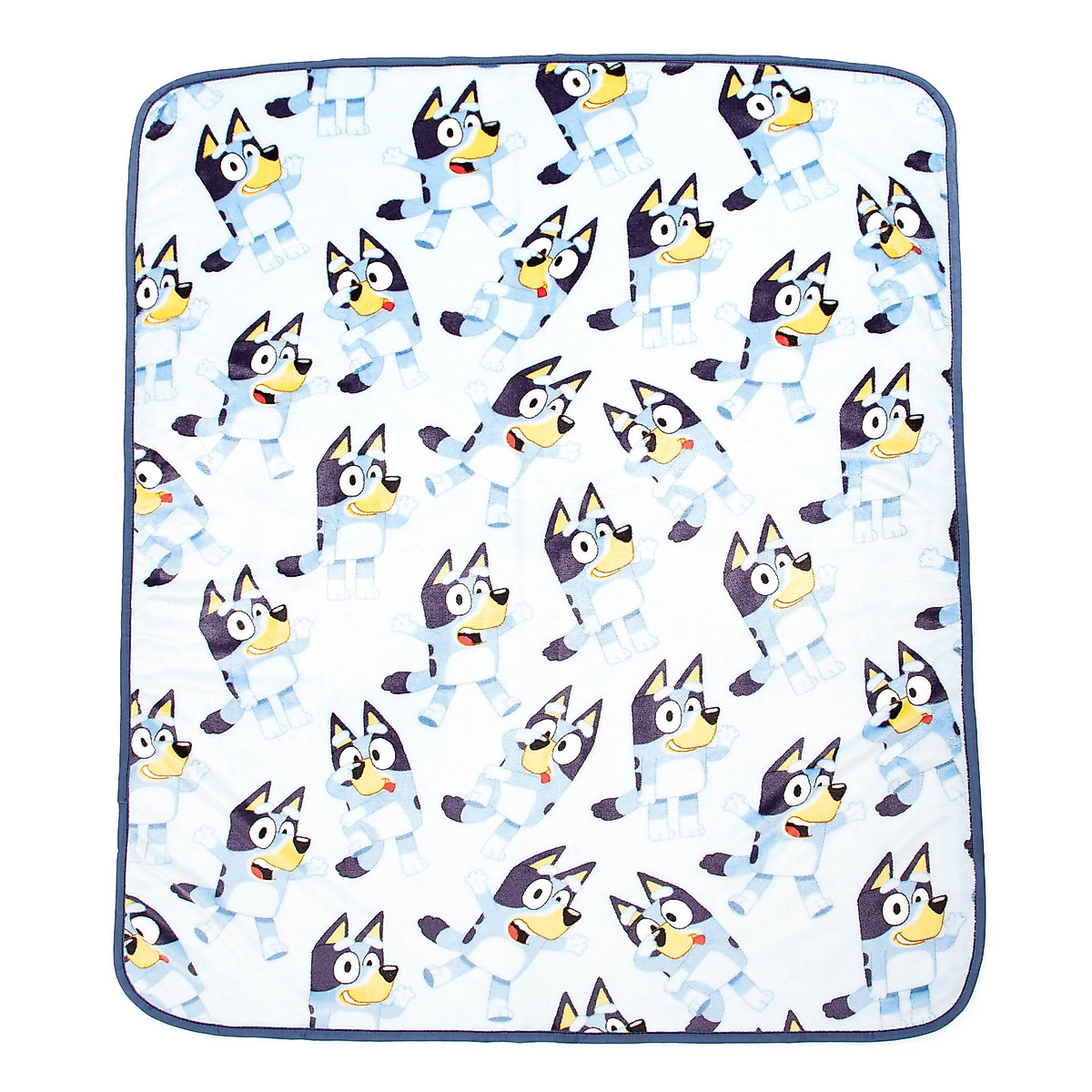 Jay Franco Bluey Kids Travel Set - 3 Piece Set Includes 40 x 50 Throw Blanket, Eye Mask, and Neck Pillow - Super Soft & Cozy Travel Accessories