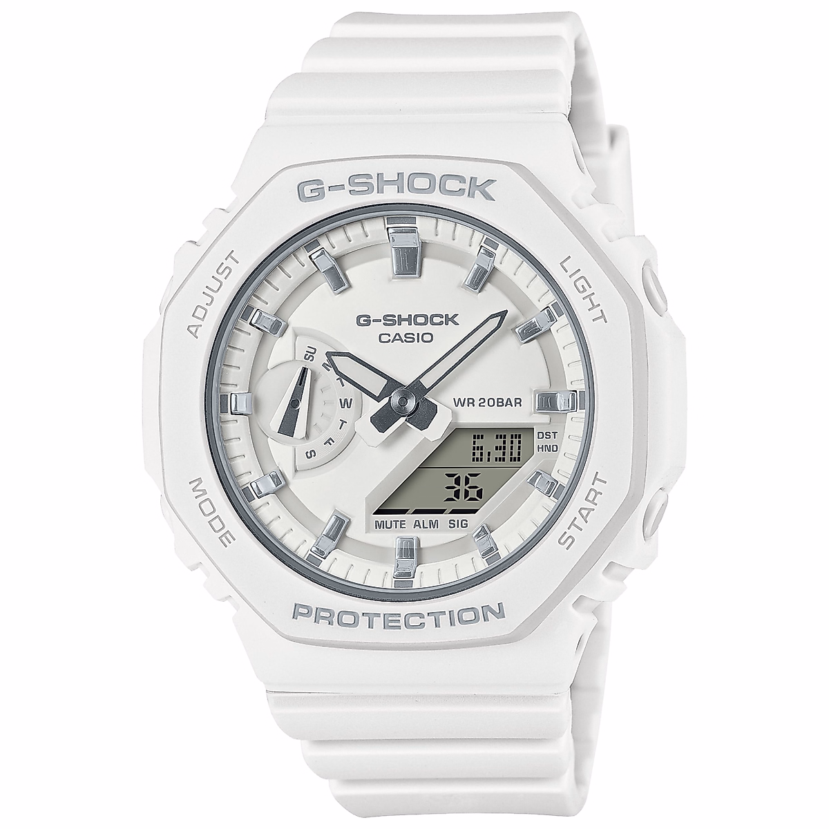Casio G-SHOCK GMA-S2100-7AJF [G-SHOCK Men's Rubber Band GA-2100 MID White]