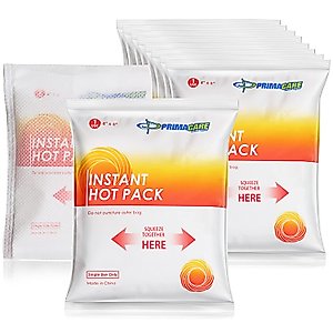 PrimaCare PHP-45 Instant Heat Pack for Emergency Heat Therapy, 4" x 5", Pack of 24