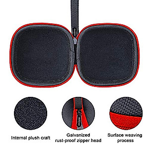 Portable Carrying case for Powerbeats Pro 2019, Full Body Protection case with Anti-Lost & Shockproof, Carabiner with Wrist Strap,The Newest Design for Powerbeats Pro 2019[No Headphones] (Black)