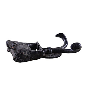 Iron Flying Pig Double Hook Coat Rack