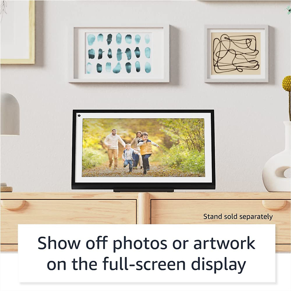 Certified Refurbished Echo Show 15 | Full HD 15.6" smart display with Alexa and Fire TV built in | Remote not included