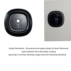 Thermostat Decorative Wall Plate Bracket Black for New 2022 Ecobee Smart Thermostat (1)
