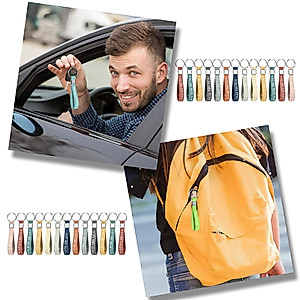 BEXOA EDC 5/10/50/100 Bulk Custom Keychains Silicone Personalized Keychains Customized Text/Logo Keyrings for Events, Awareness, Motivation Customizable