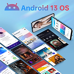 OUKITEL C35 - Android Phone, 24GB RAM+256GB ROM Unlocked Android 13 Phones, 50MP+8MP Camera, 6.56" HD+ Display Cell Phone, 5150mAh Battery Smartphone, 4G Dual SIM, Fingerprint Unlock/Face ID/GPS