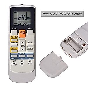 Air Conditioning Remote Control Compatible with Fujitsu AC, Replacement AC Remote Controller for Fujitsu AR-RAH1E AR-RAH2E