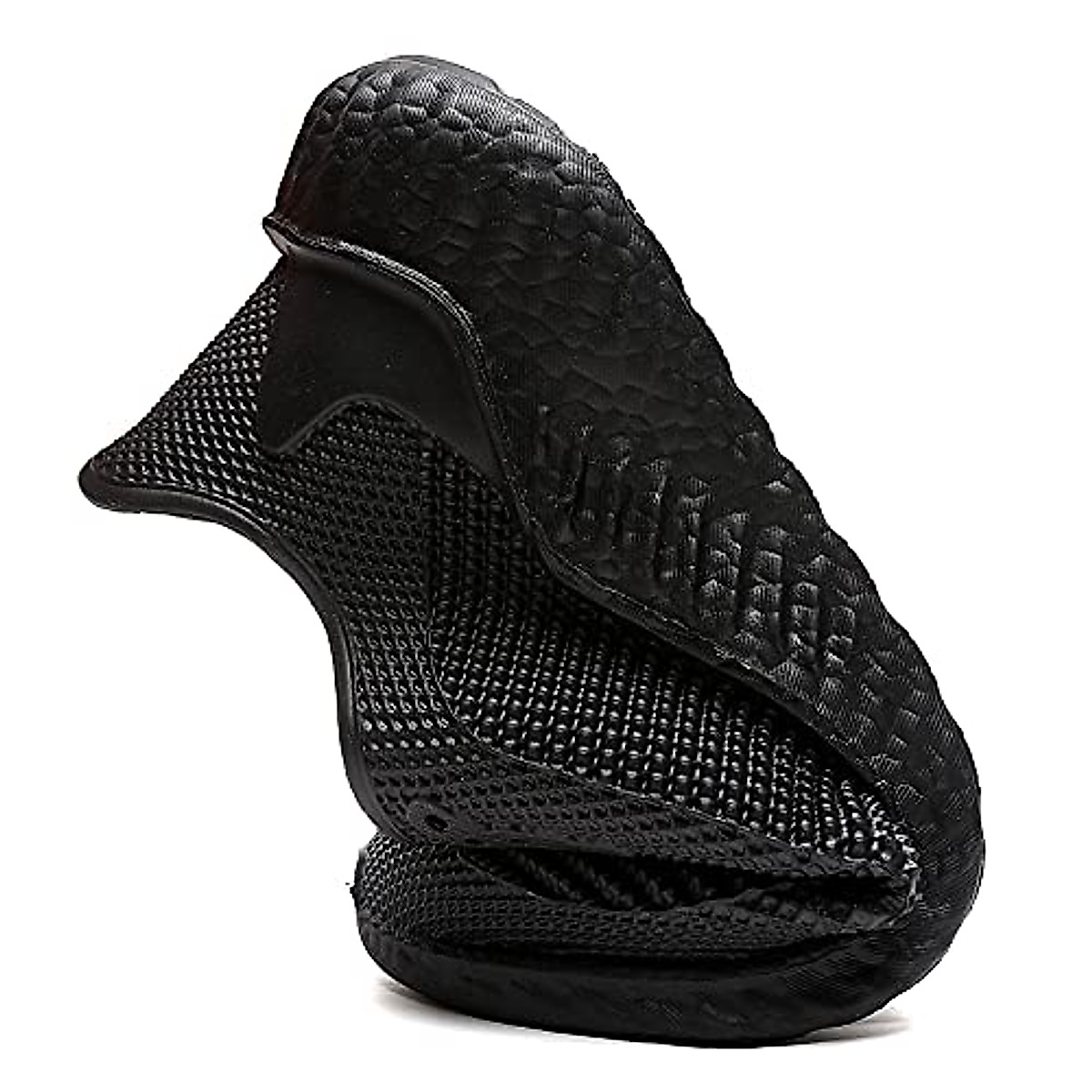 lozoye Professional Chef Clogs for Men Non Slip Oil Water Resistant Food Service Work Sneakers Comfort Casual Shoes (Medium, Numeric_8) Black