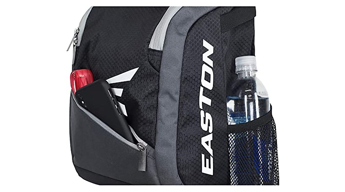 Easton GAME READY Elite Youth Baseball Backpack Bag in Pink/White