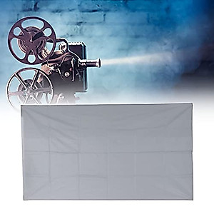 Projector Screen High Definition 4K Anti‑Light Foldable Portable Movies Screen for Home Theater Party Office Classroom Outdoor Indoor,Movie Projection Screen with Hook and Loop(100 inches)