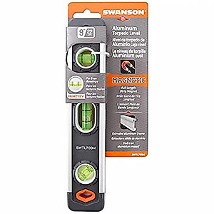 Swanson Tool Co, Inc. SWTL700M 9" Swanson Magnetic Torpedo Level