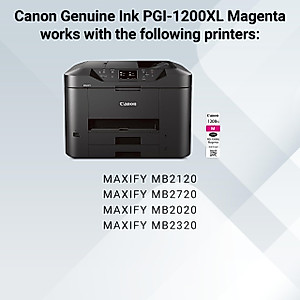Canon PGI-1200XL Magenta Compatible to iB4120,MB2120,MB2720,MB5120,MB5420 Printers