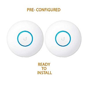UniFi nanoHD Access Point 2 Units PRE-CONFIGURED UAP-NanoHD 11ac Wave2 1730Mbps