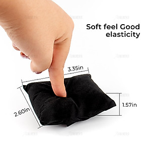 AUEAR, Velvet Bracelet Watch Pillow Black Jewelry Pillows Bangle Cushions Display Stand Set for Box (10 Pcs)