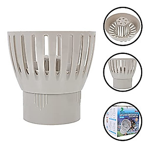 BCOATH 1 pc Tool Strainer Garbage Leaves Outdoor Plastic Garden Tank Collector Leaf Catch Drainage Pond Environmentally Basket Outlet Cleaner Skimmer Cover Sink Tasteless Gare