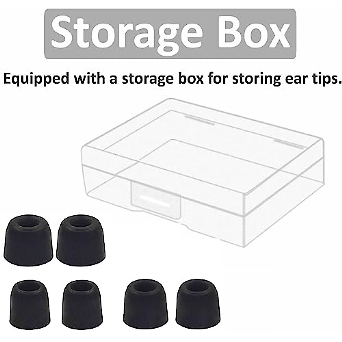 BLLQ Replacement Memory Foam Tips Foam Sleeves Earbuds for Shure SE215 Shure SE112 Shure SE315 Shure SE425 SE530 SE535 & Klipsch Westone Earphones, [Noise Cancelling] 6PCS 3Pairs S/M/L [for SHURE]