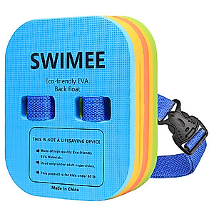 SWIMMEE Back Float for Kids Children Safety Swim Bubble with Adjustable 3 Layers Swim Belts Comfortable Waterproof Floaties Device for Kids Toddler Swimming Floats (10lb-60lb)