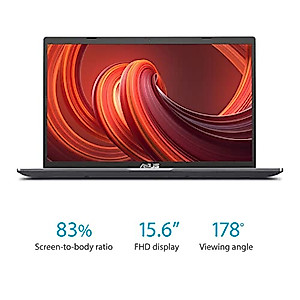 Asus VivoBook 15 , 15.6'' FHD NanoEdge Display, 11th Gen Intel Core i3-1115G4@3GHz, 8GB DDR4 RAM, 256GB PCIe SSD, USB-C, HDMI, Keypad, Webcam, SPS HDMI Cable, Win 11, Slate Grey, (F515E)