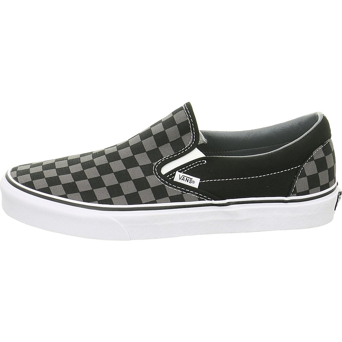 Vans Men's Trainers, Black Pewter Checkerboard, 6