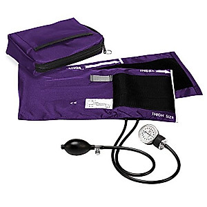 Prestige Medical Premium Adult Aneroid Sphygmomanometer, Purple, X-Large, 15.00 Ounce