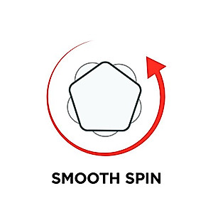 BluePeak Nespresso Carousel - Holds 50 Capsules, OriginalLine Pod Storage - Nifty Nespresso Pods Holder - Coffee Pod Dispenser Organizer Rack Stand, 360-Degree Rotation, Elegant, Modern Chrome Finish