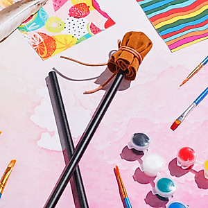 Mahl Stick for Steadying Painter Hand 32.7 Inch Artists Drawing Tool Artist's and Painter's Hand Rest Tool with Artificial Leather for Painting Art Watercolor Oil Paint Sketching Supplies