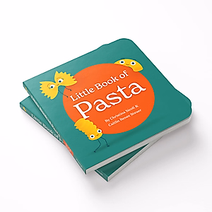 Little Book of Pasta Board Book for Babies and Toddlers about Shapes Read with Phonics and Rhymes Baby Book 0-12 Months Toddler Book Ages 1-4