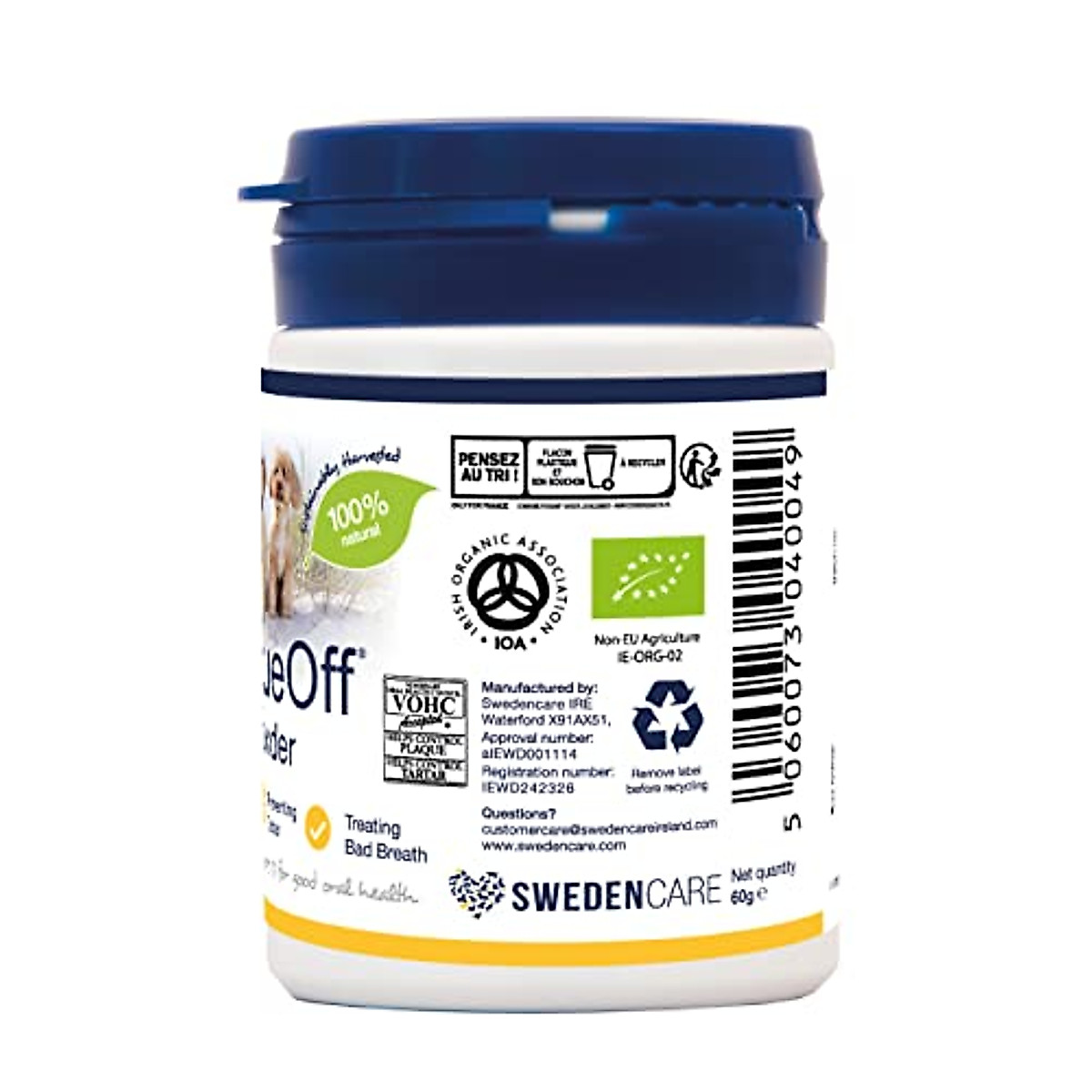 ProDen PlaqueOff Dental Care for Dogs and Cats, 60gm