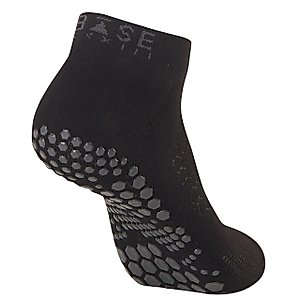Base 33 Low Rise Grip Socks for Pilates, Yoga, Martial Arts, Lifting and Barre